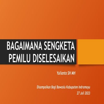 Materi Penanganan Pelanggaran Mekanisme PSPP | PPTX
