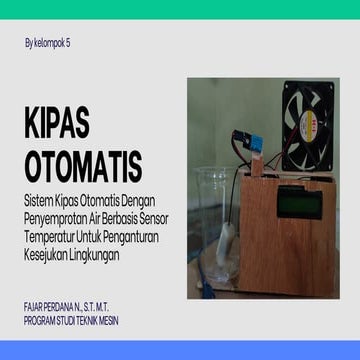 kipas angin otomatis dengan pendingin air | PDF