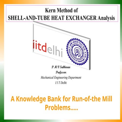 mel709-22.ppt design of Heat exchangersss | PPT