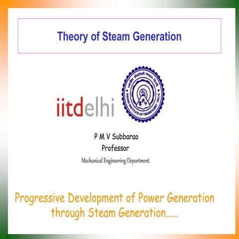 Thermodynamics & Heat Transfer- Chapter 2. Formation of Steam ...