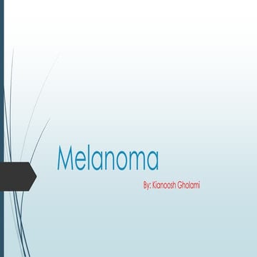 Melanoma Pdf