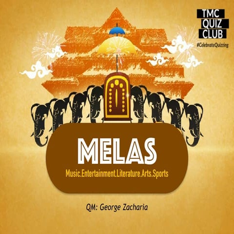 MELAS - Music, Entertainment, Literature, Arts, Sports Quiz - By George ...