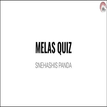MELAS Quiz, The Red Brick Summit - IIM Ahmedabad | PDF