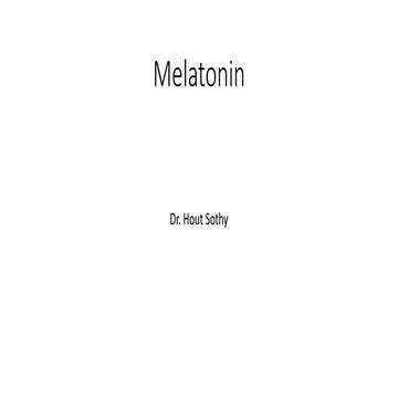 Melatonin.pptx