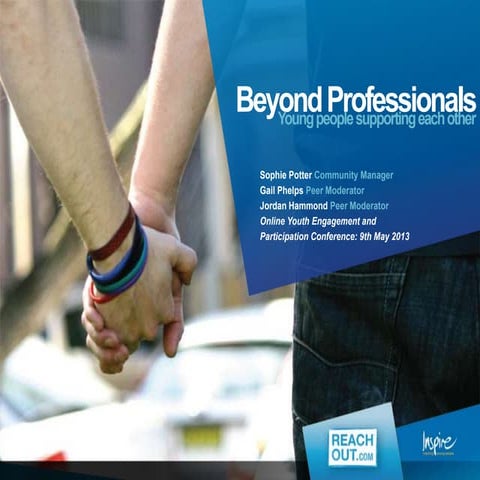 Sophie Potter: Beyond Professionals - Young people supporting each ...