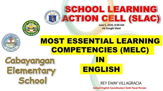 English-MELCs (1) learning competency 2023 | PDF