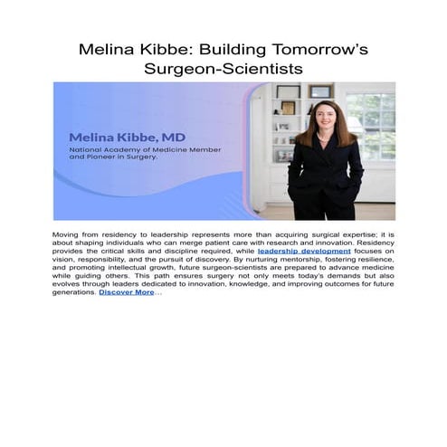 Melina Kibbe_ Building Tomorrow’s Surgeon-Scientists.pdf
