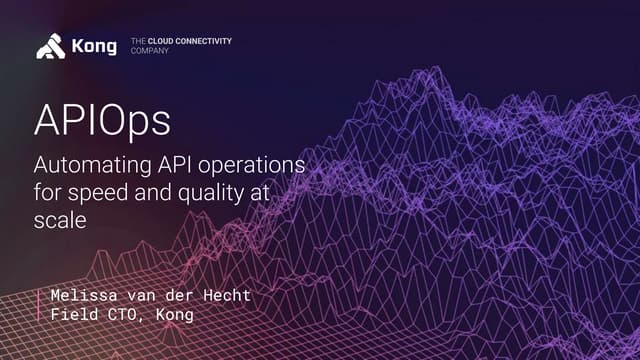 Apidays Live New York 2021 Apiops Automating Api Operations For