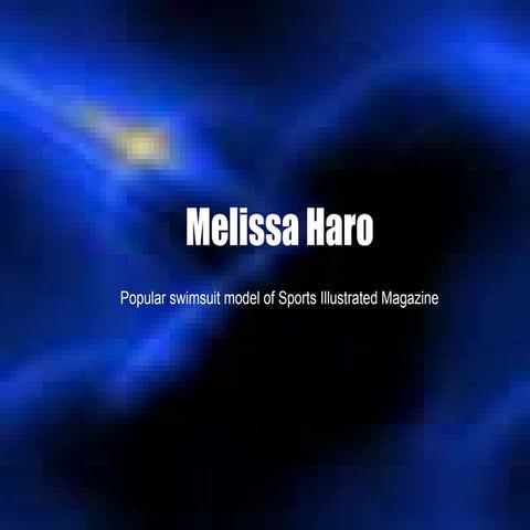 Melissa Haro-SI Model.pps