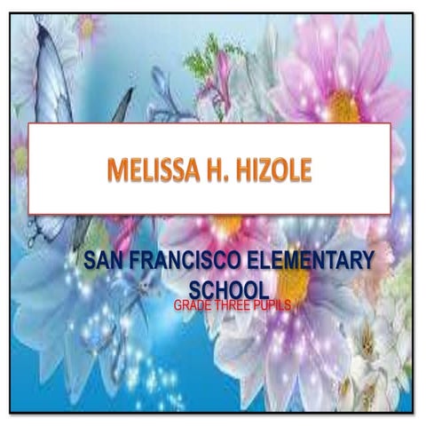 Melissa h hizole presentation | PPTX