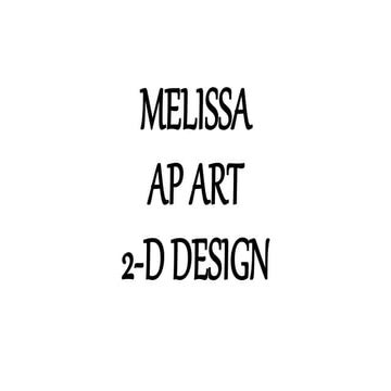 Melissa - Score 3 | PPTX