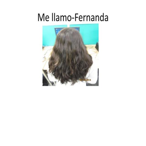 Me llamo fernanda | PPTX