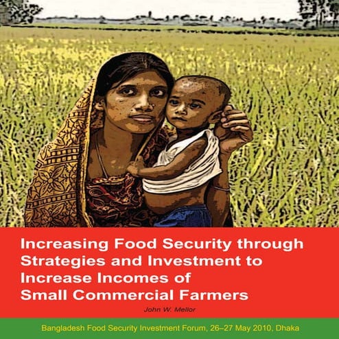 Increasing food security through strategies and investments to increase ...