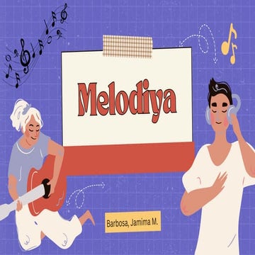 MELODIYA / MAKIKILALA ANG MELODIYA / NAGAGAMIT SA PAG KANTA ANG ...