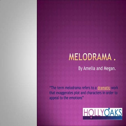 Melodrama powerpoint | PPTX