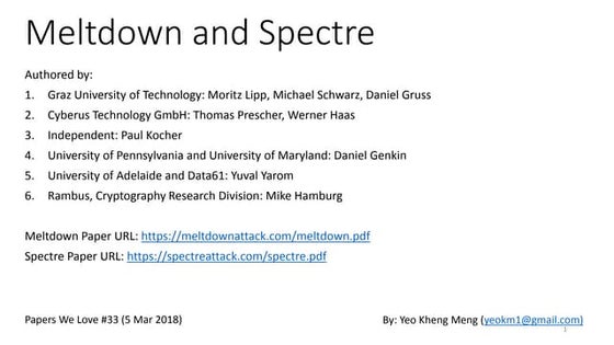 Designing and implementing malicious processors | PPT