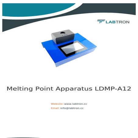 Melting-Point-Apparatus-Labtron equipment ltd | PDF