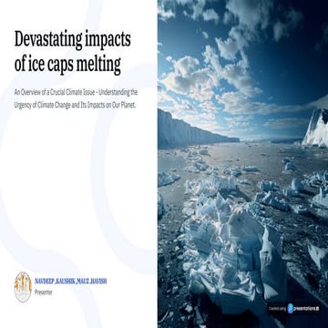 Need voice over for Melting of Ice Caps Analysis Power point ...