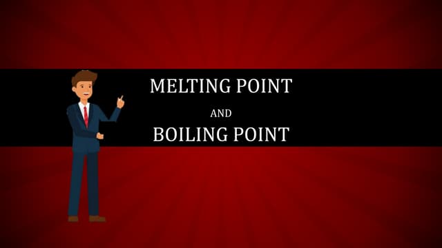 Determination of boiling point | PDF