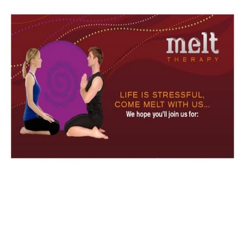 Melt Therapy Activity Postcard | PPT