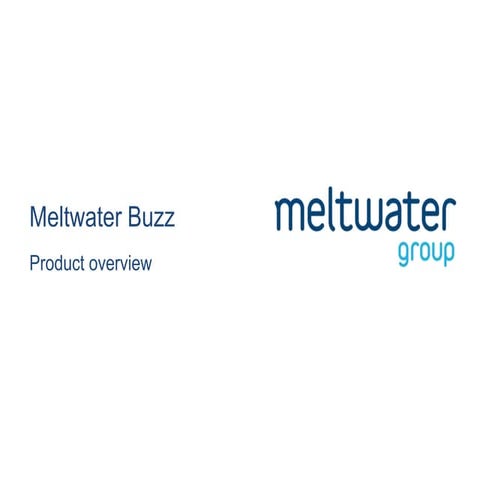 Meltwater Buzz | PPT