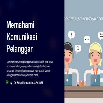 Memahami-Komunikasi-Pelanggan (2) magister manajemen | PPTX