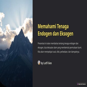 Memahami-Tenaga-Endogen-dan-Eksogen dan penjelasan | PPTX