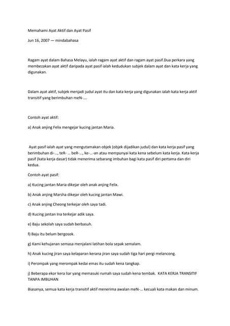 Ragam ayat - Sintaksis Bahasa Melayu | PPTX