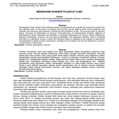 MEMAHAMI+KONSEP+FILSAFAT+ILMU EKONOMI ISLAM | PDF