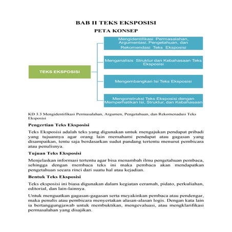 Memahami teks eksposisi | PDF