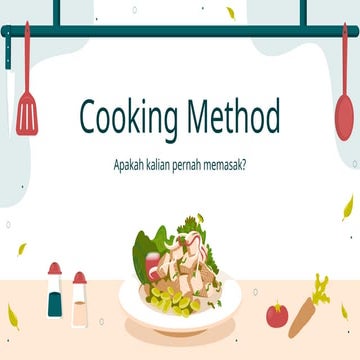 Memasak dan Metode Memasak blanching simmering poaching | PPTX