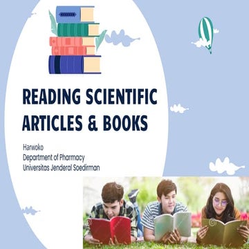 Reading Skills for Scientific Article or Books | PDF