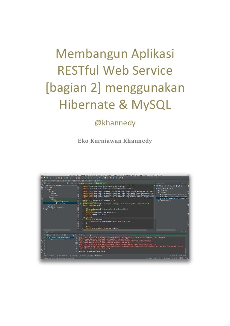 Membangun aplikasi java restful web service [bagian 2] menggunakan hi…