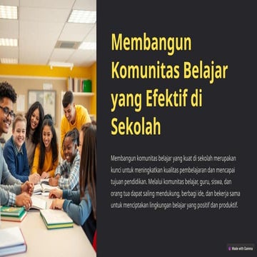 Membangun Komunitas Belajar di Sekolah.pptx