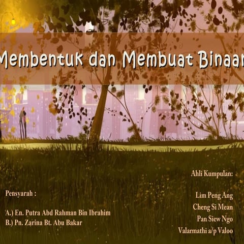 REKA BENTUK LANDSKAP PENDIDIKAN SENI VISUAL TINGKATAN 3 | PPTX