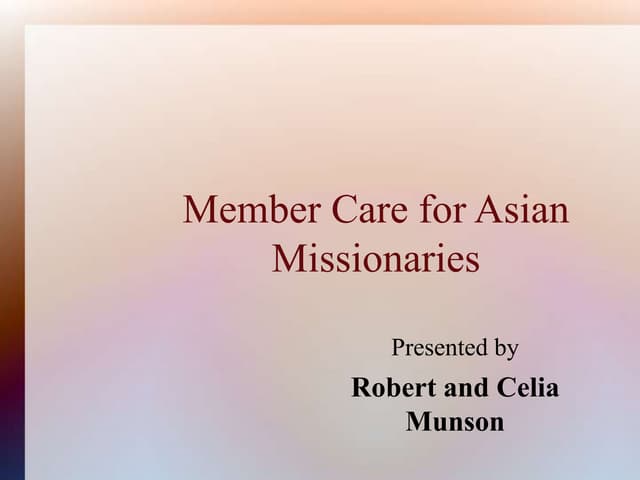 History and Foundations of Pastoral Care | PPT