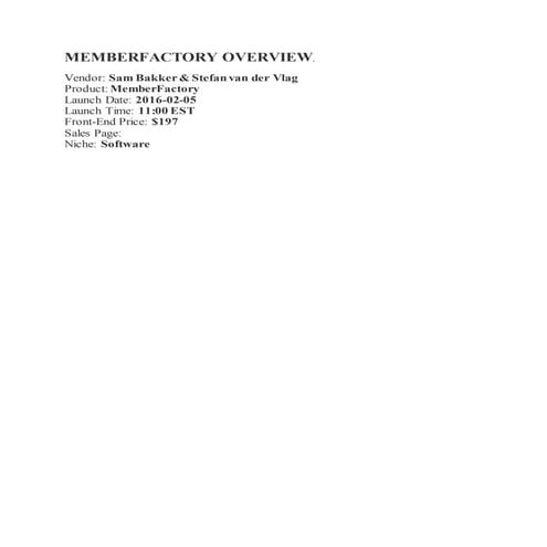 Member factory review | DOCX