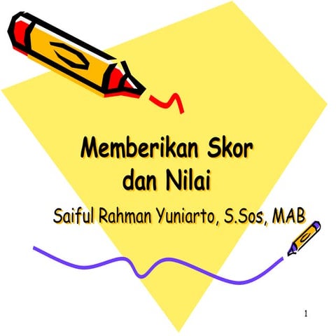 Contoh instrumen dan rubrik penilaian | DOC