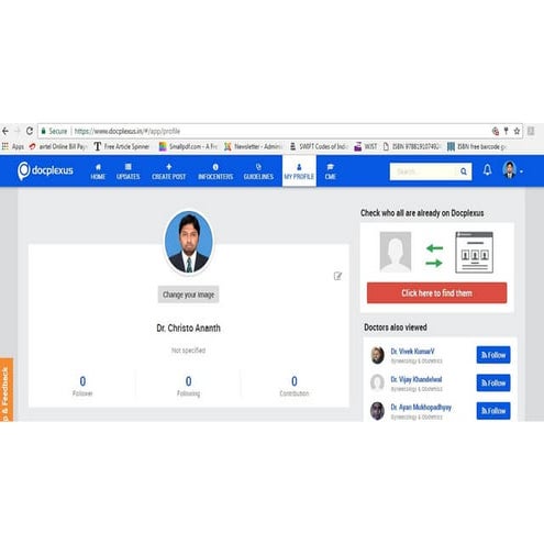 Christo Ananth, Member, Docplexus, India | PDF