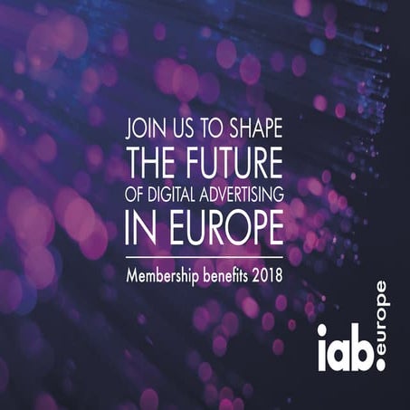 IAB Europe - Membership Brochure 2018 | PPT