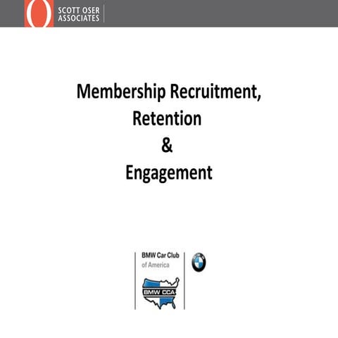Membership Recruitment Retention and Engagement | PPT