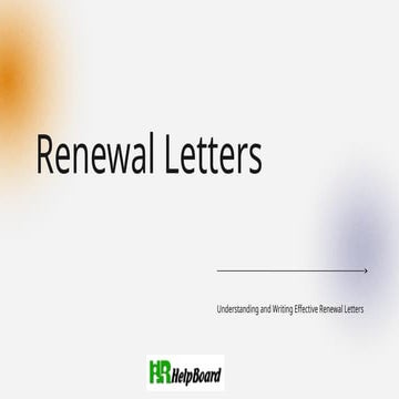 Membership Renewal Letter, Renewal Letter Sample | PPTX