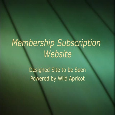 Membership:subscription sample | PPT | Business | Business and Finance