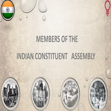 Members of the constituent assembly | PPTX