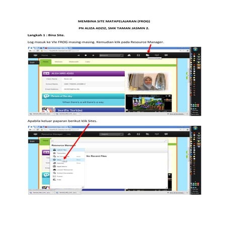 Bina Site Vle Frog | PDF