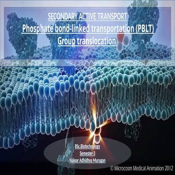 Group translocation | PPTX