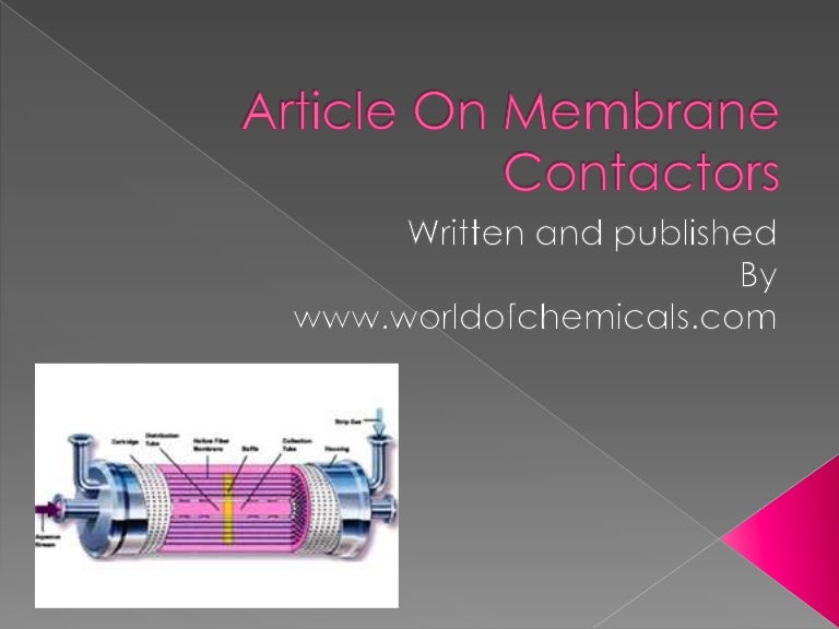 Membrane contactors