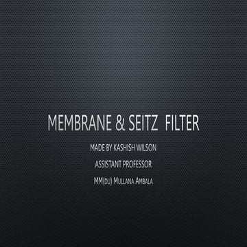 membrane filter.pptx