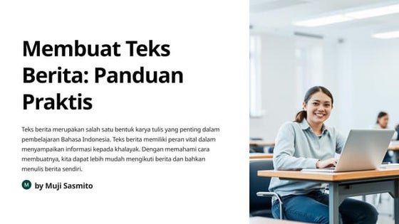 Materi Teks Berita Bahasa Indonesia Kelas XI Kurikulum Merdeka .pptx