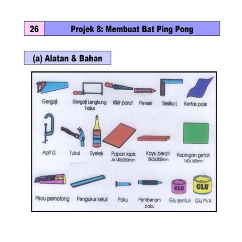 Membuat Bat Ping Pong | PPT